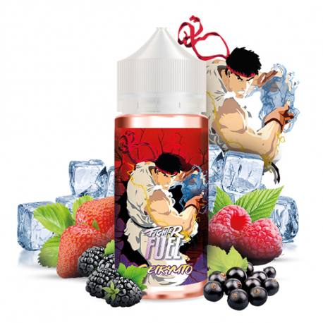E liquid Seiryuto Fighter Fuel 100 ml, red fruit of the forest flavours ...
