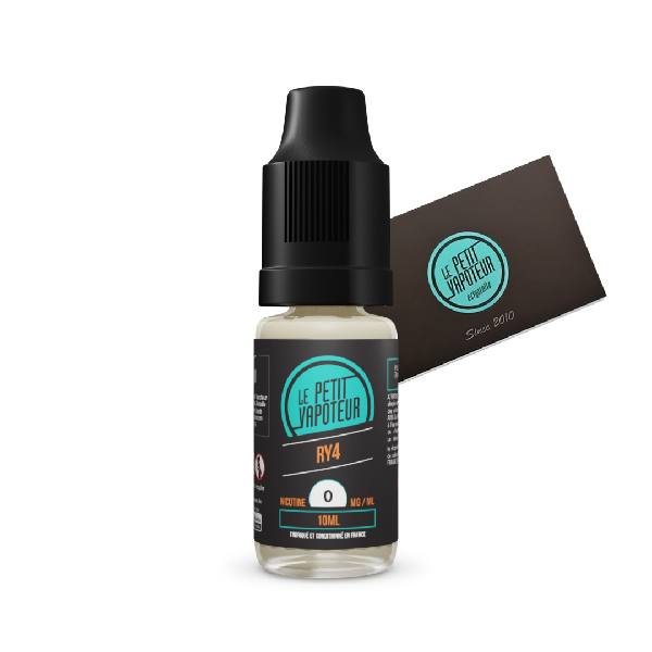 RY4 E Liquid, Vanilla and Caramel - Le Petit Vapoteur