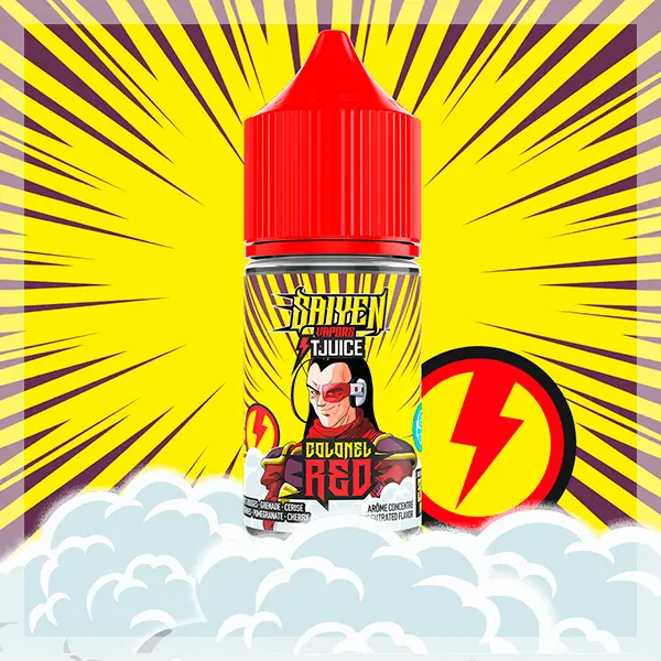 Concentré Colonel Red TJuice x Swoke 30 ml, arôme saveurs fruits rouges ...