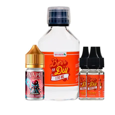 Mystic Cherry - Ready to DIY, pack avec arôme, base et boosters | Le ...
